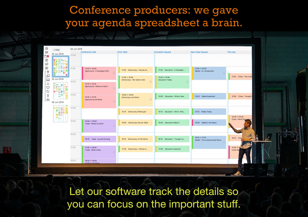 Speaker Management Software for Exhibitions & Conferences | Lineup Ninja